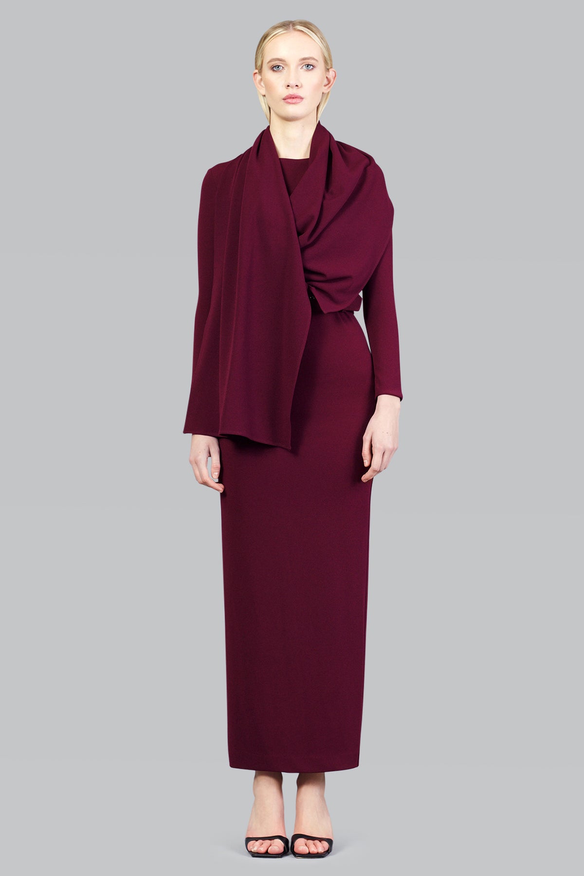 The ADDISON DRESS IN PLUM | Meem Label